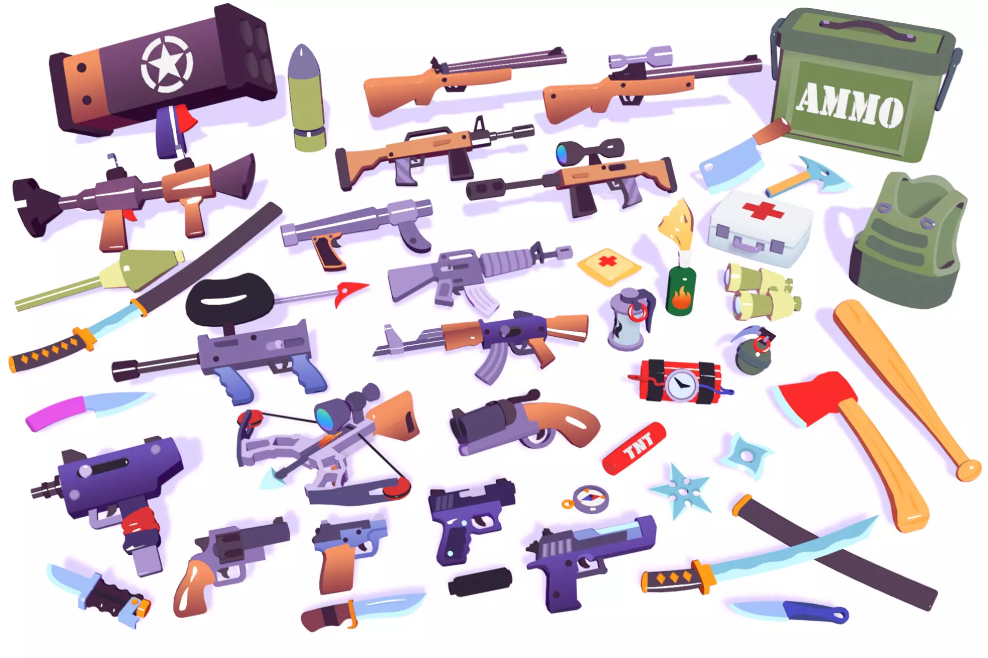 Hyper Casual Action Props Pack - Free Download - All About Unity